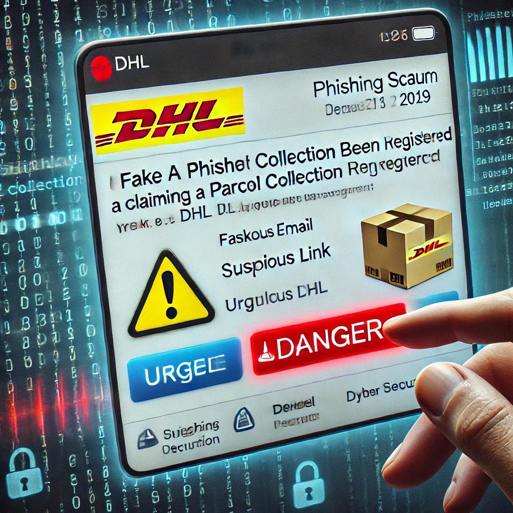 "DHL - A Parcel Collection Has Been Registered" Phishing Scam - www ...